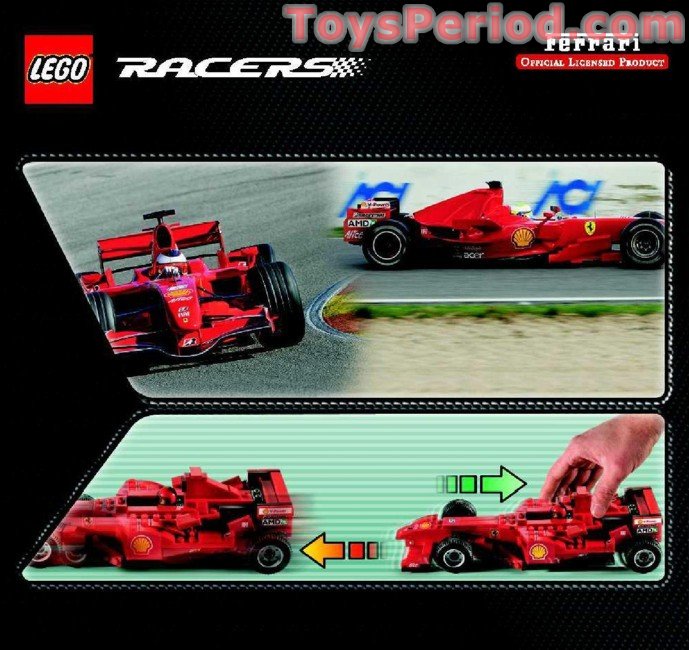 LEGO 8142-2 Ferrari 248 F1 1:24 (Alice) Instructions and Parts List