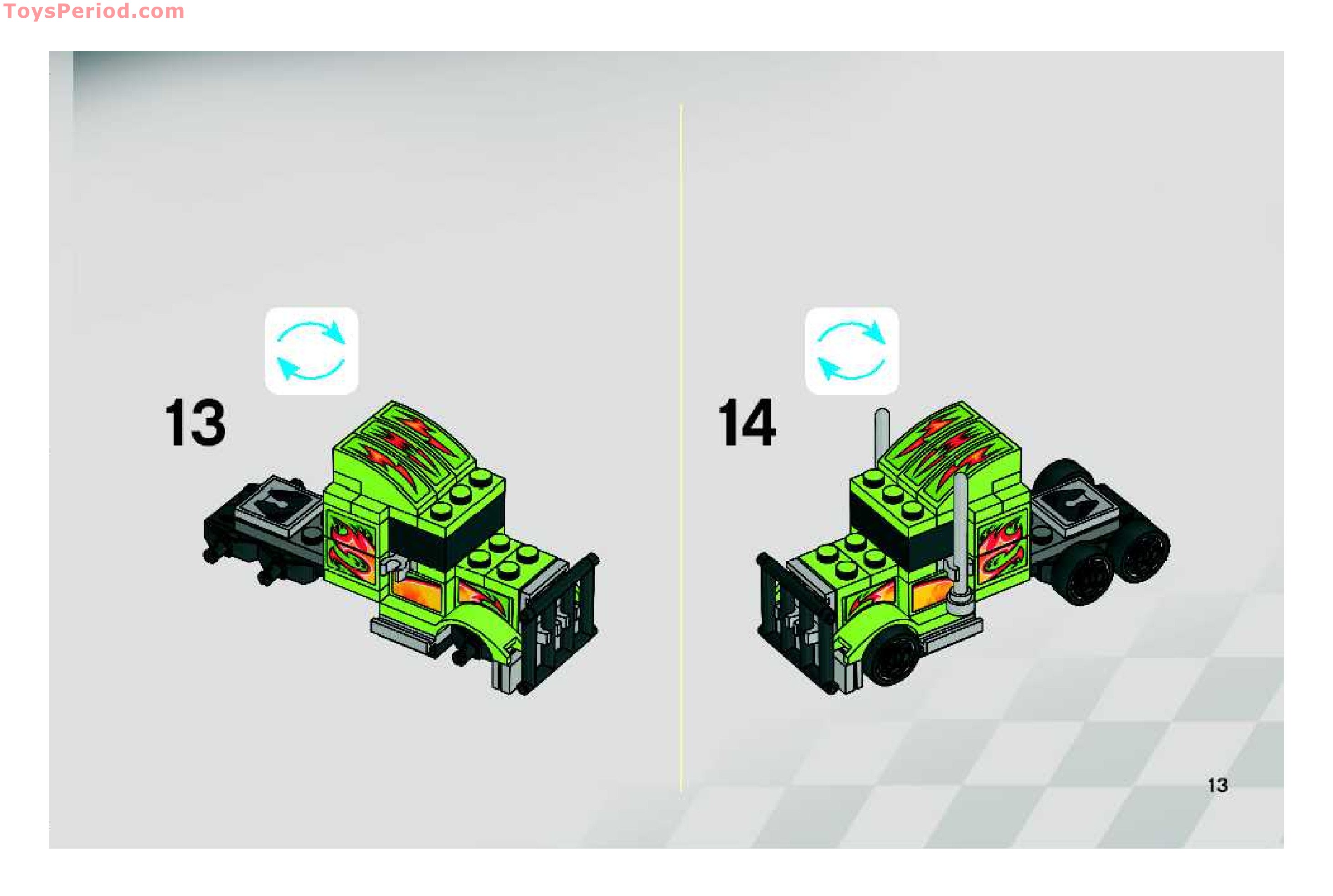 LEGO 8199 Security Smash Instructions and Parts List