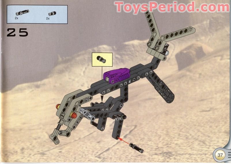 LEGO 8548 Nui-Jaga Instructions and Parts List