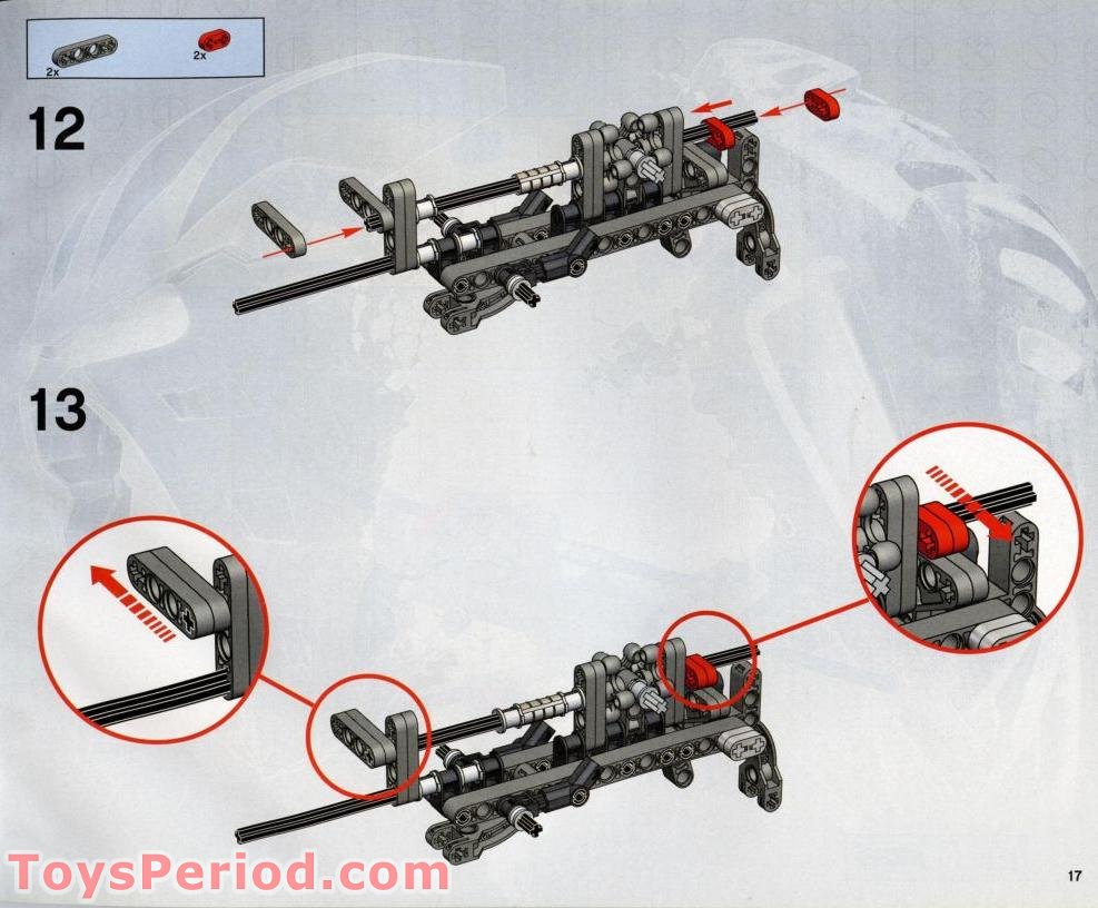 LEGO 8596 Takanuva Instructions and Parts List