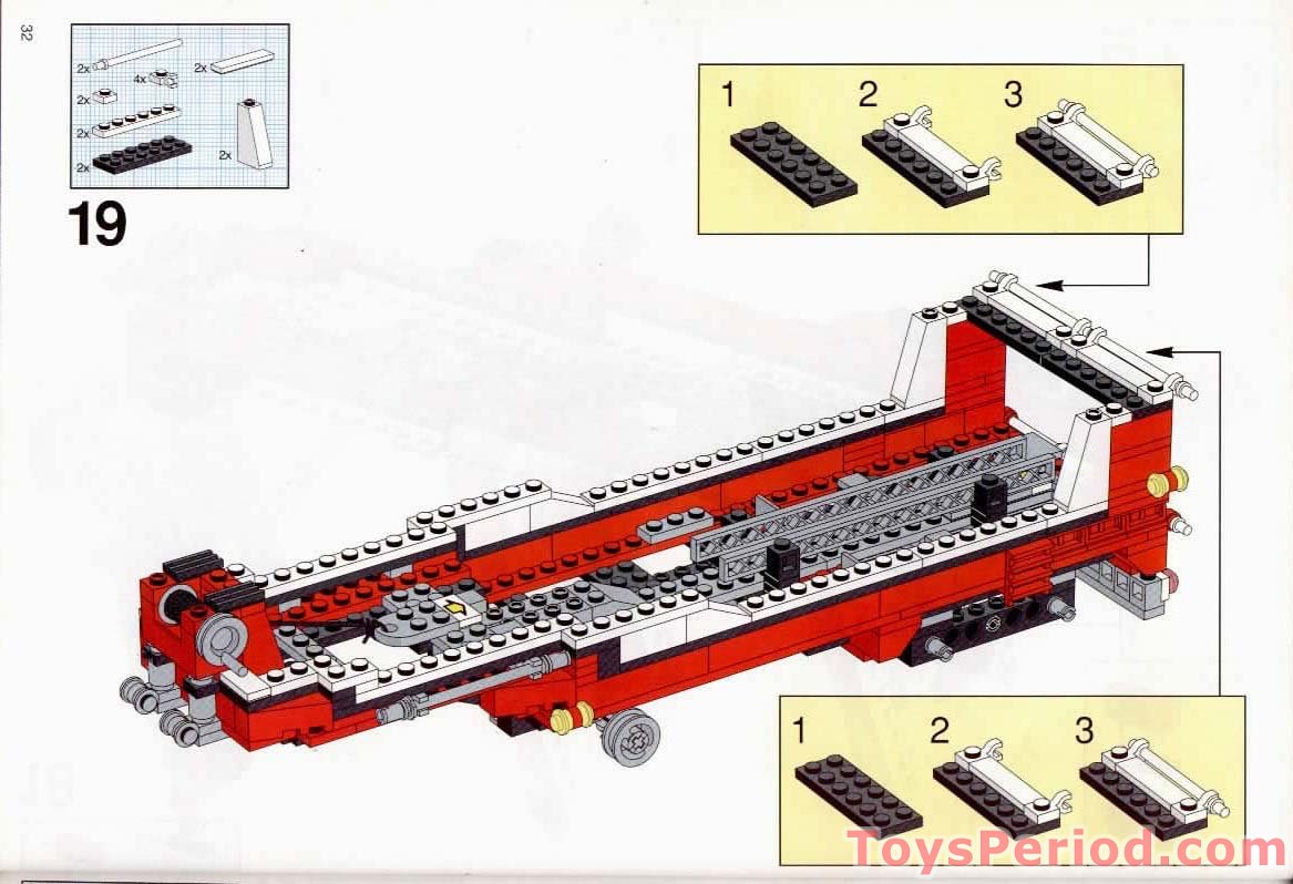 LEGO 5591 Mach II Red Bird Rig Instructions and Parts List