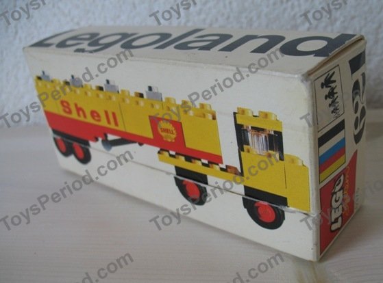 LEGO 621-2 Shell Tanker Truck Instructions and Parts List