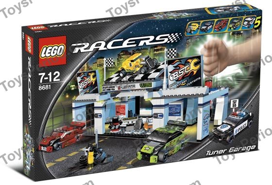 LEGO 8681 Tuner Garage Instructions and Parts List