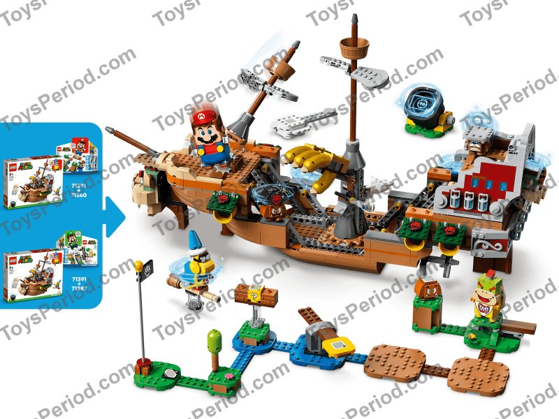 LEGO 71391 Bowser’s Airship - Expansion Set Parts List