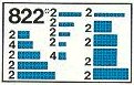 LEGO 822-1 Blue Plates Set Parts List