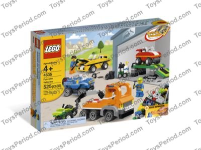 LEGO 4635 Fun with Vehicles Instructions and Parts List