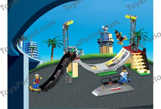 LEGO 6738 Skateboard Challenge Instructions and Parts List
