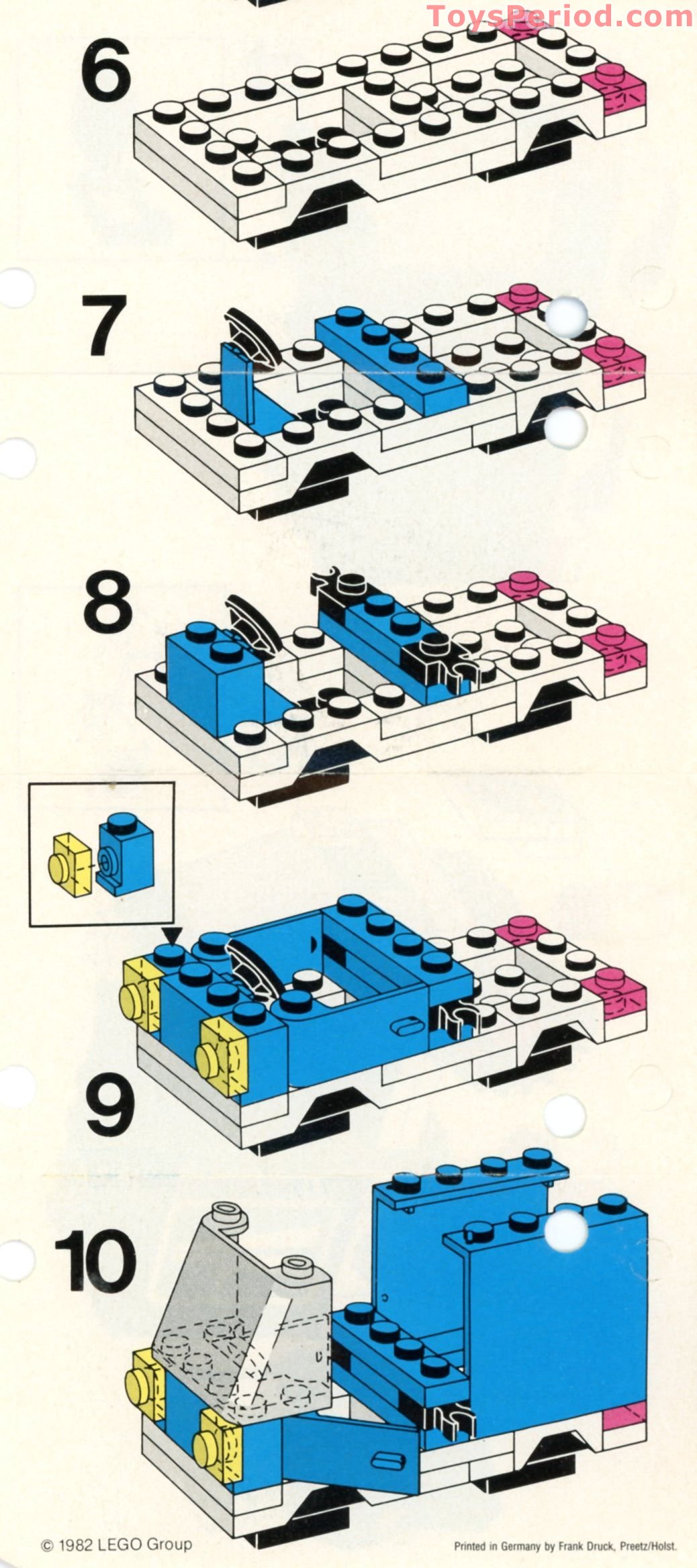 LEGO 6653 Highway Maintenance Truck Instructions and Parts List