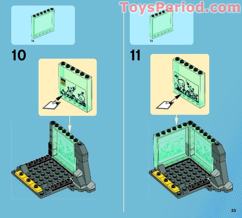 LEGO 6860 The Batcave Instructions and Parts List