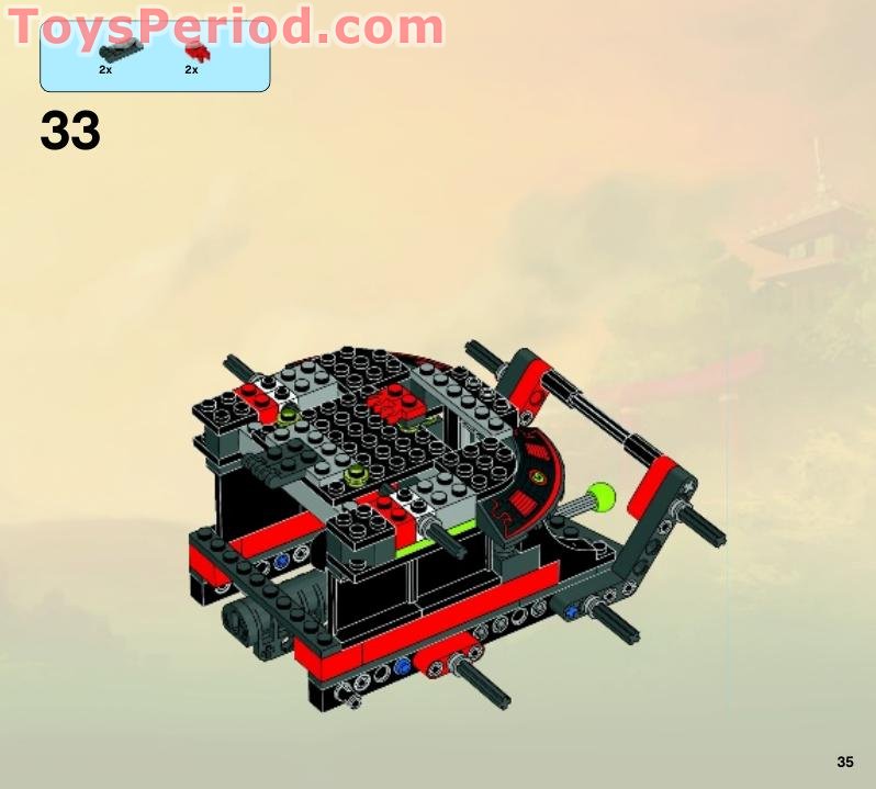 LEGO 70504 Garmatron Instructions and Parts List