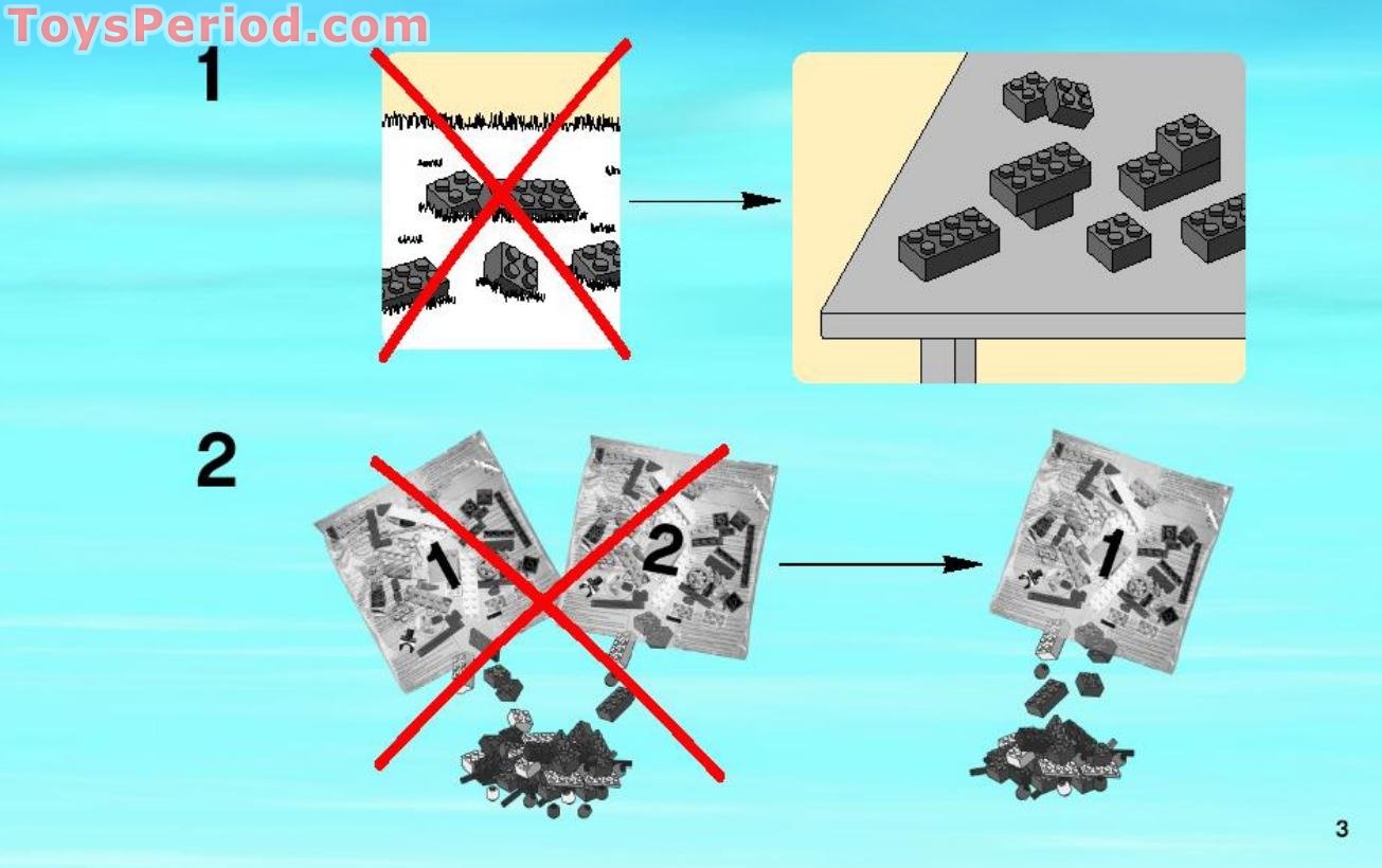 LEGO 3180 Tank Truck Instructions and Parts List