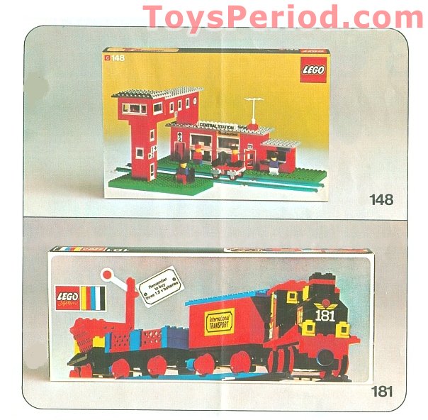 LEGO 182 4.5v Train Set with Signal Instructions and Parts List