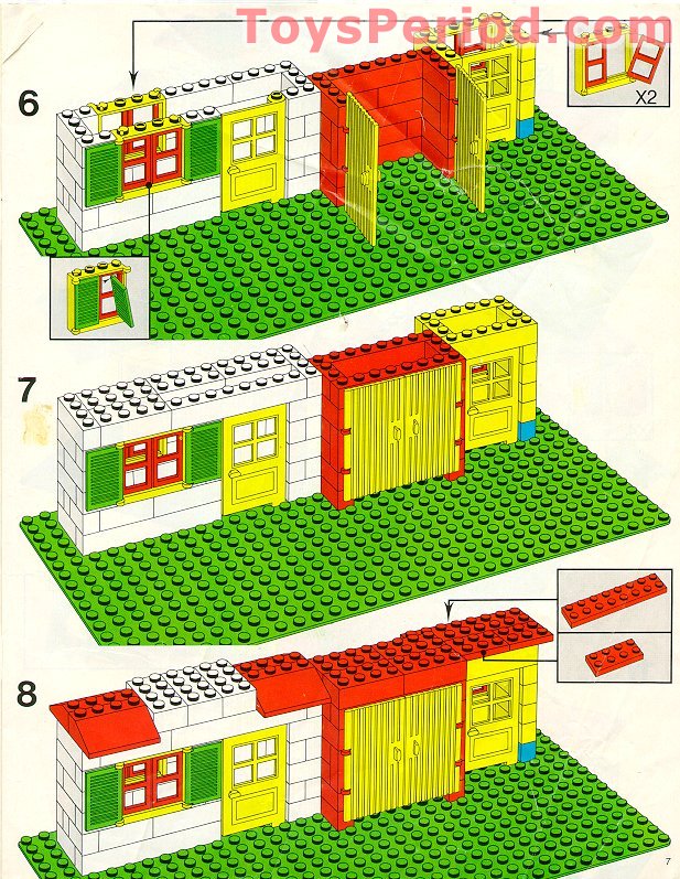 LEGO 547 Basic Building Set Instructions and Parts List
