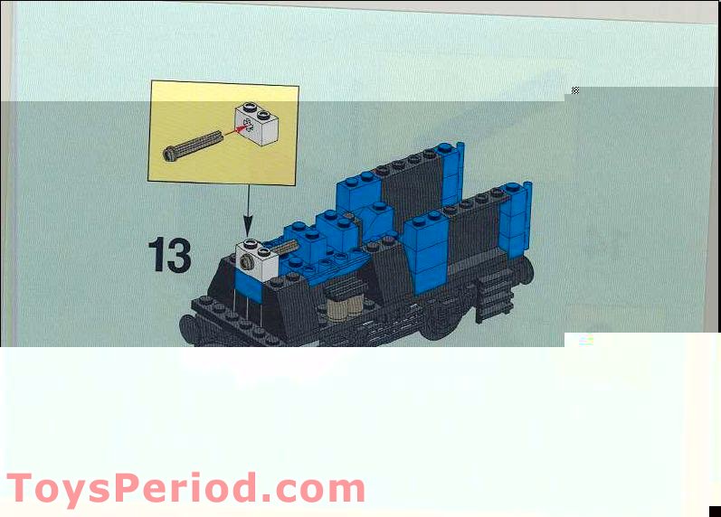 LEGO 3740 My Own Train - Small Engine Instructions and Parts List