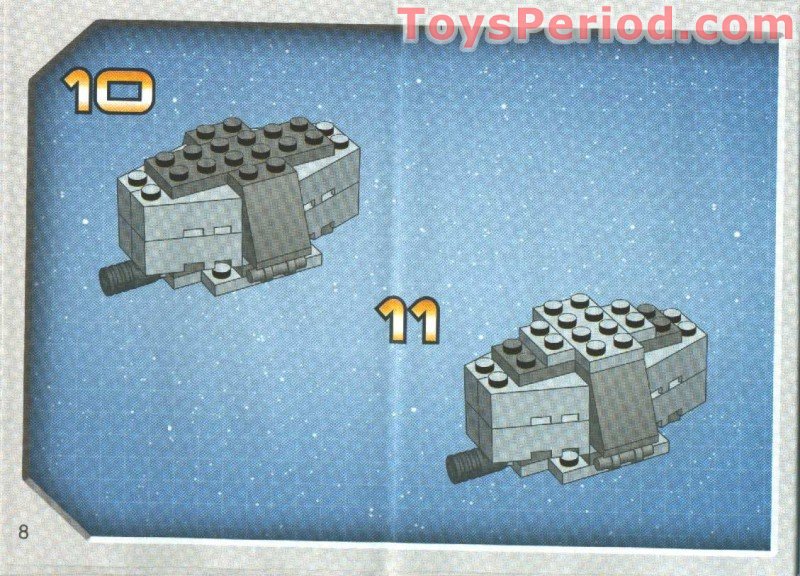 LEGO 4489 Mini AT-AT Instructions and Parts List