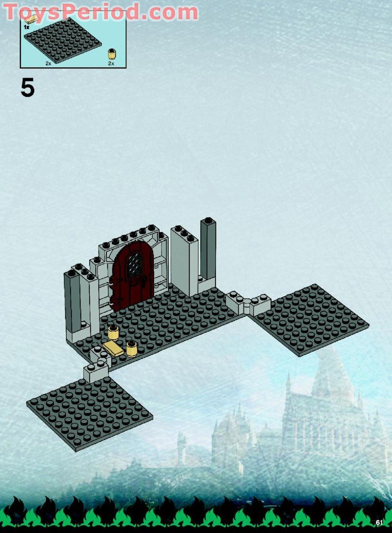 LEGO 5378 Hogwarts Castle (3rd Edition) Instructions and Parts List
