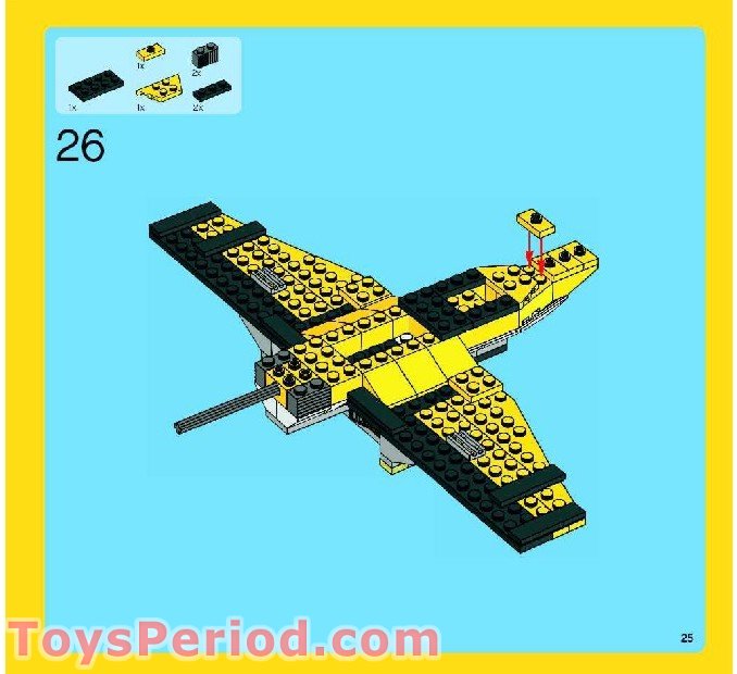 LEGO 6745 Propeller Power Instructions and Parts List