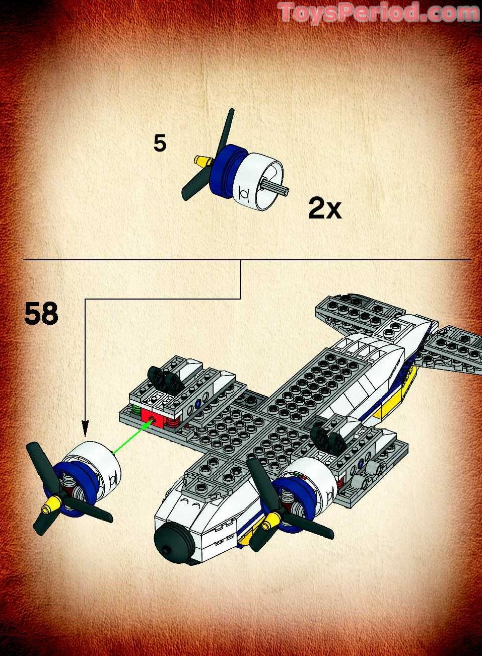 LEGO 7628 Peril in Peru Set Parts Inventory and Instructions - LEGO ...