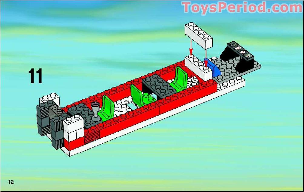 LEGO 7897 Passenger Train Instructions and Parts List