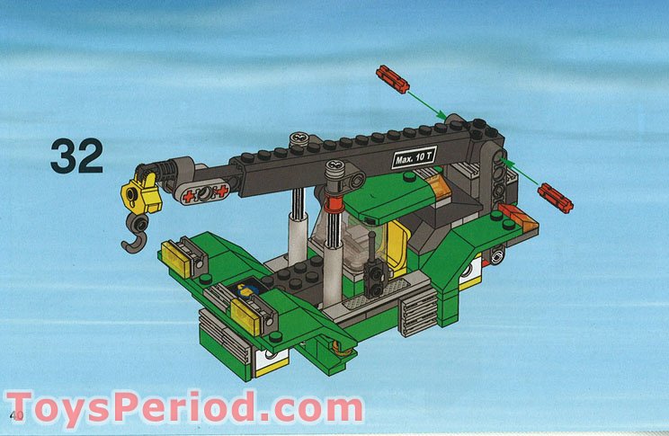LEGO 7992 Container Stacker Instructions and Parts List