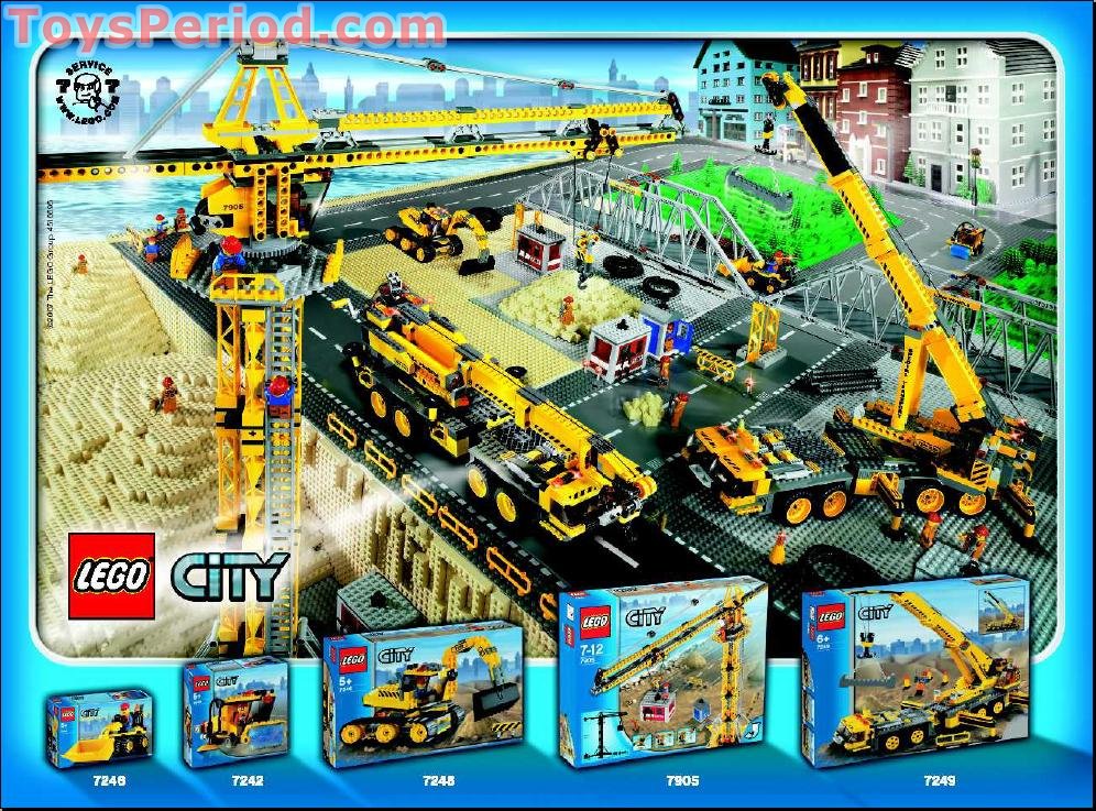 LEGO 7993 Service Station Instructions and Parts List