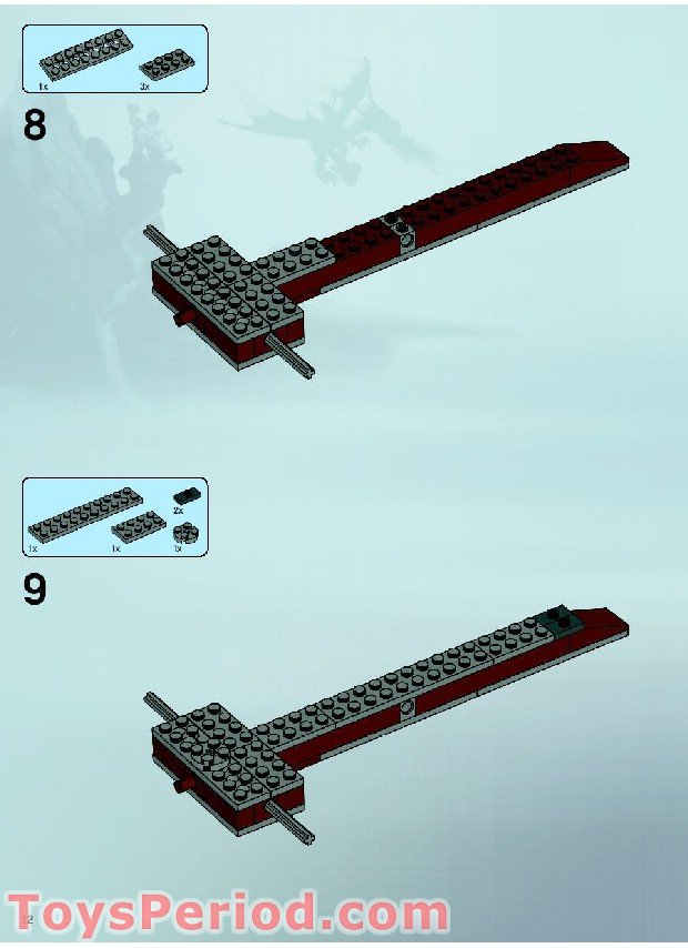 LEGO 7041 Troll Battle Wheel Instructions and Parts List
