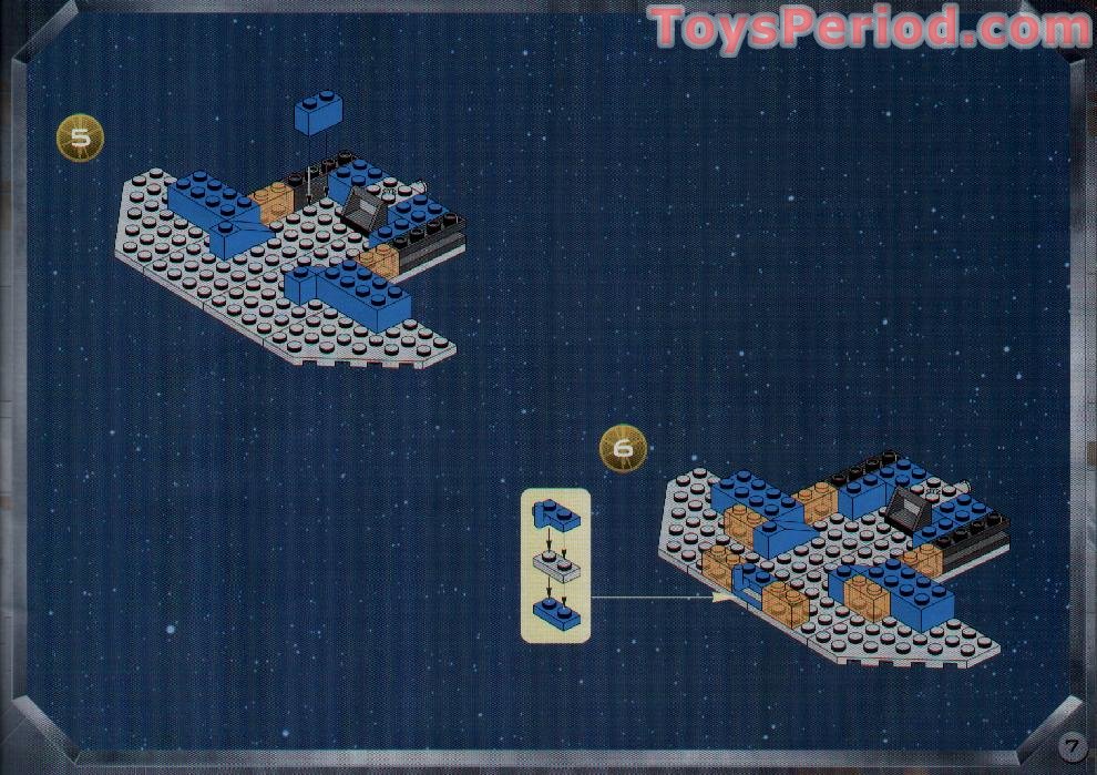 LEGO 7161 Gungan Sub Instructions and Parts List