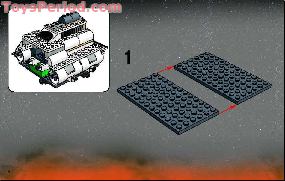 LEGO 7264 Imperial Inspection Instructions and Parts List