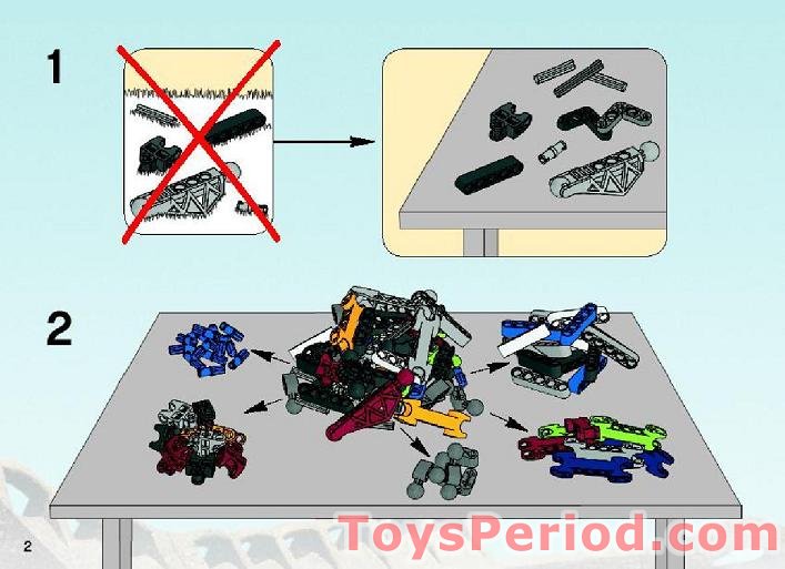 LEGO 8984 Stronius Instructions and Parts List
