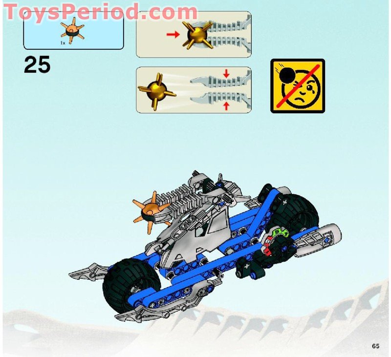 LEGO 8993 Kaxium V3 Instructions and Parts List