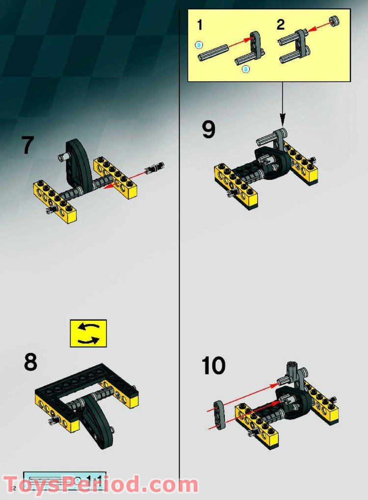 LEGO 8147 Bullet Run Instructions and Parts List