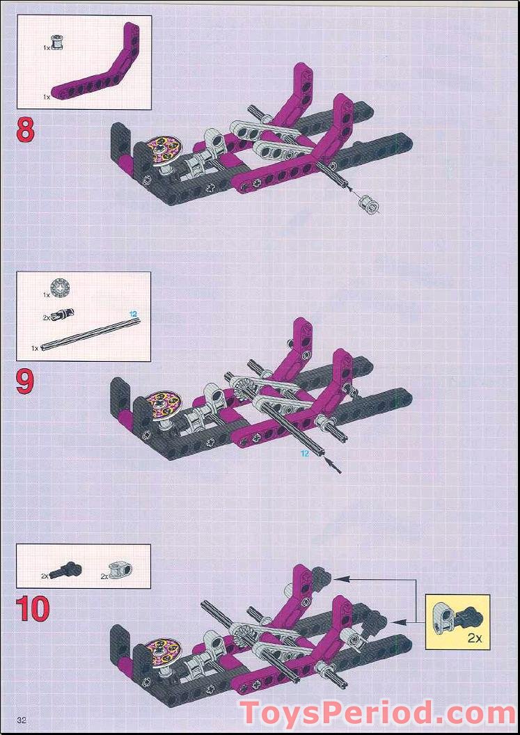 LEGO 8257 Cyber Strikers Instructions and Parts List