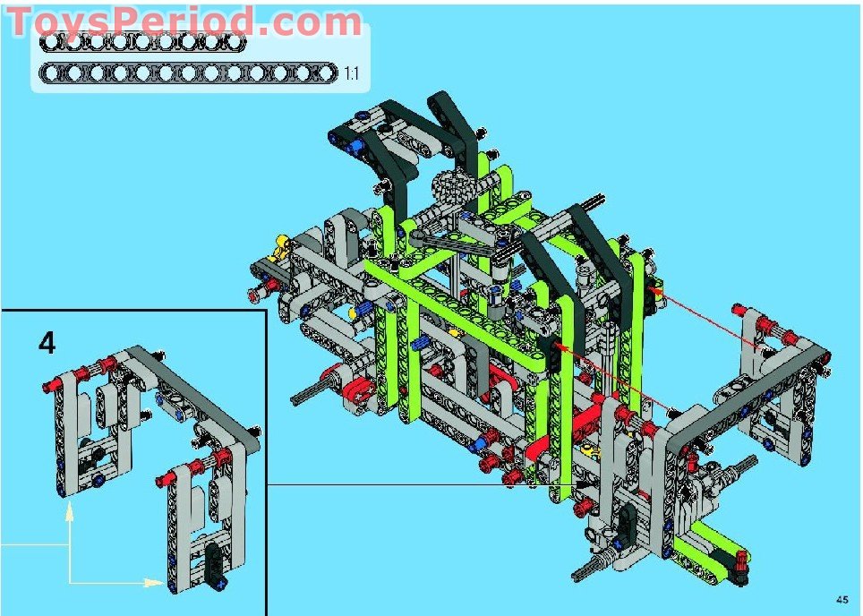 LEGO 8274 Combine Harvester Instructions and Parts List