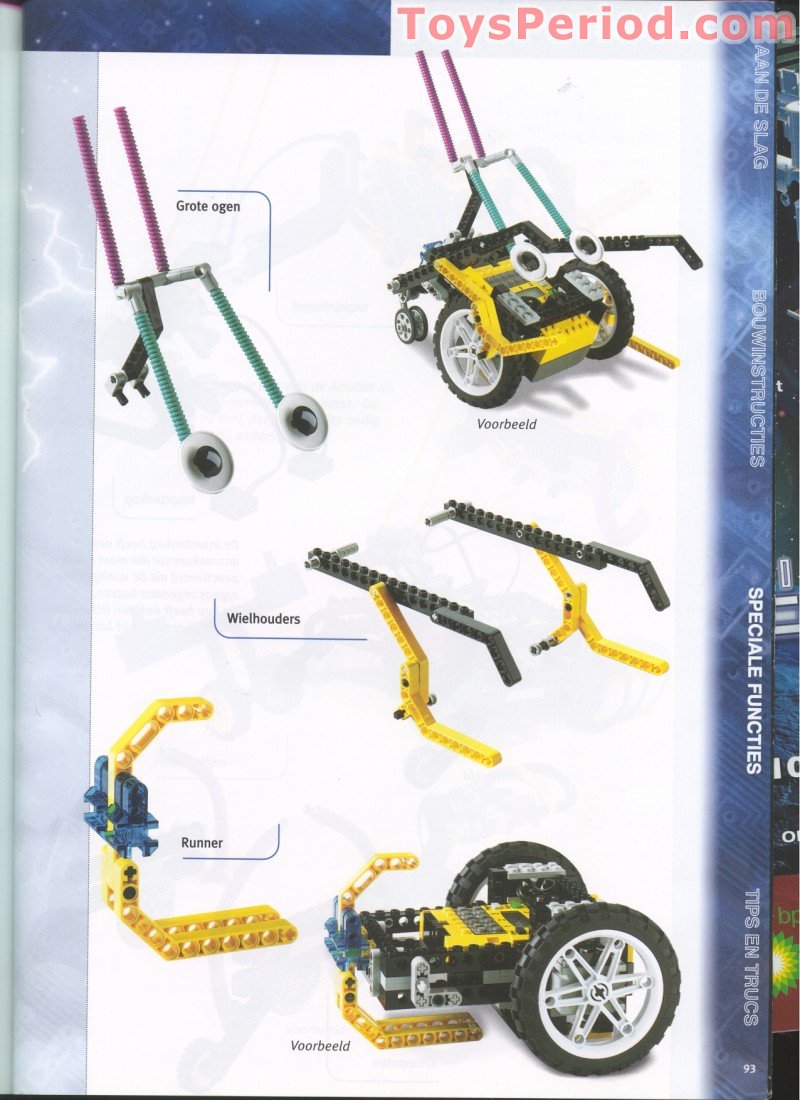 LEGO 9747 Robotics Invention System, Version 1.5 Instructions and Parts ...