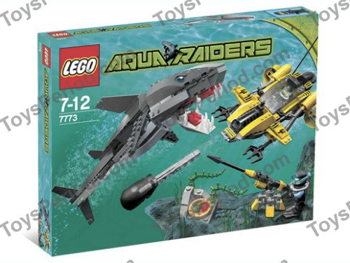 LEGO 7773 Tiger Shark Attack Instructions and Parts List