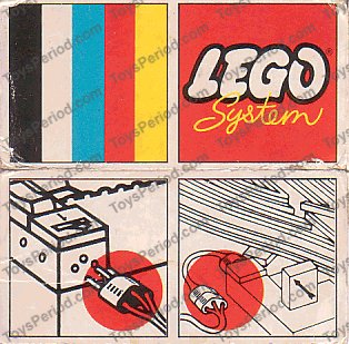 LEGO 708-1 12v Extension Cord Pack Set Parts List