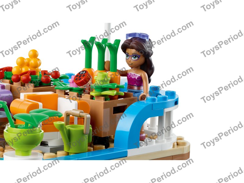 LEGO 41702 Canal Houseboat Set Parts List