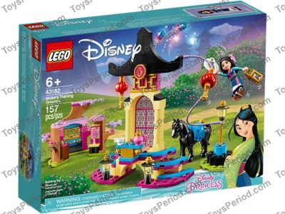 LEGO 43182 Mulan's Training Grounds Set Parts List