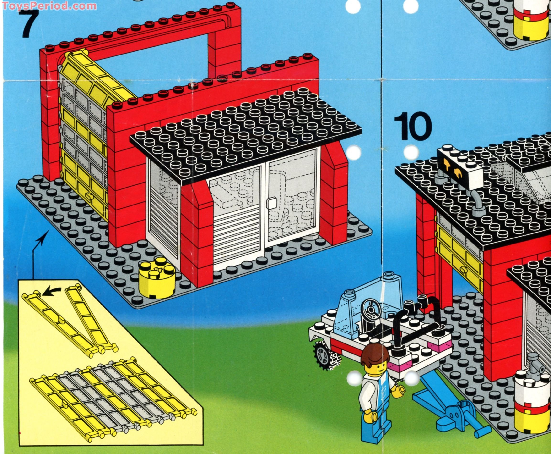 LEGO 6369 Auto Workshop Instructions and Parts List