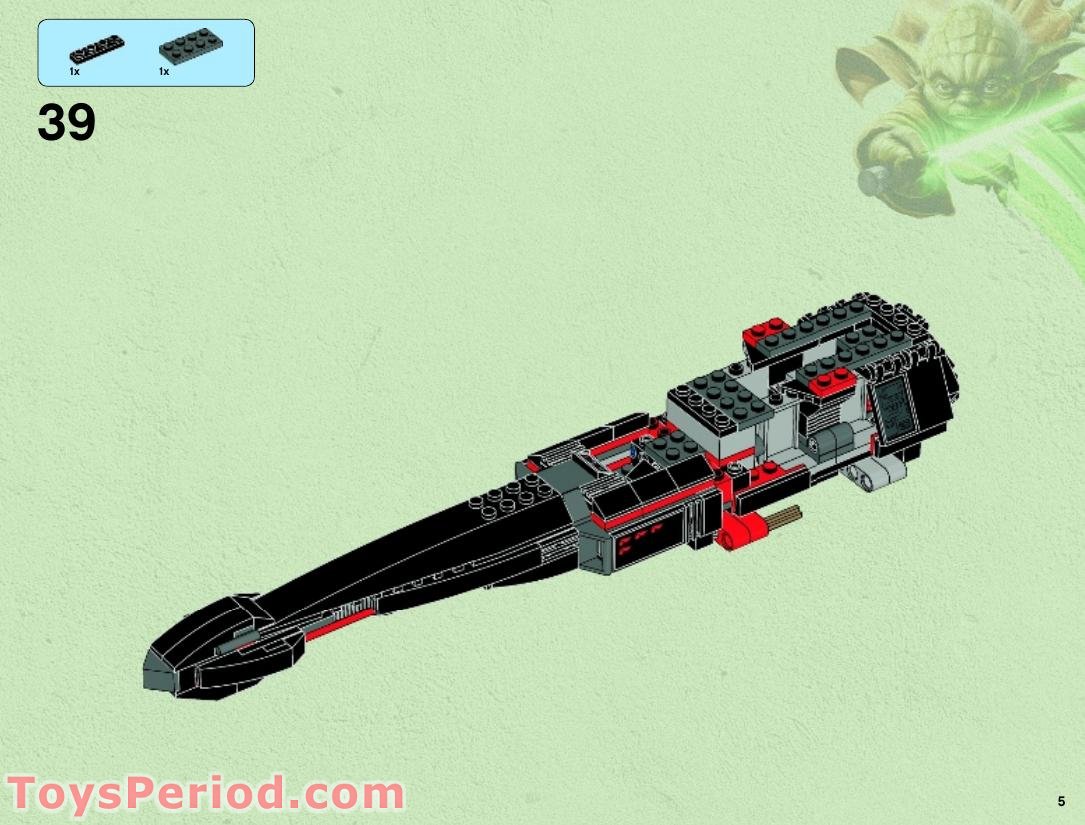 LEGO 75018 Jek-14's Stealth Starfighter Instructions and Parts List