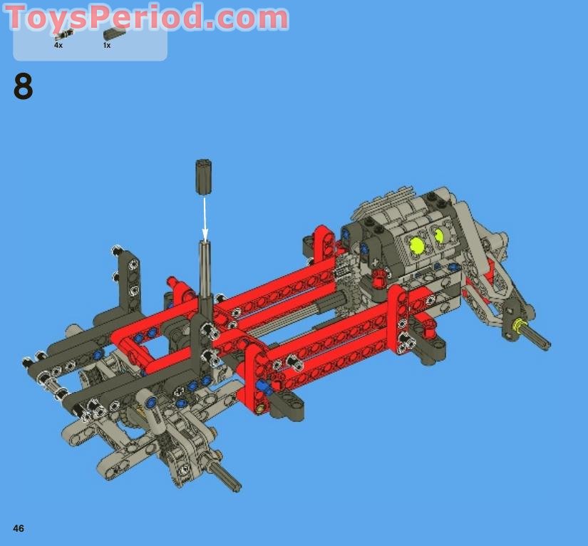 LEGO 8081 Extreme Cruiser Instructions and Parts List
