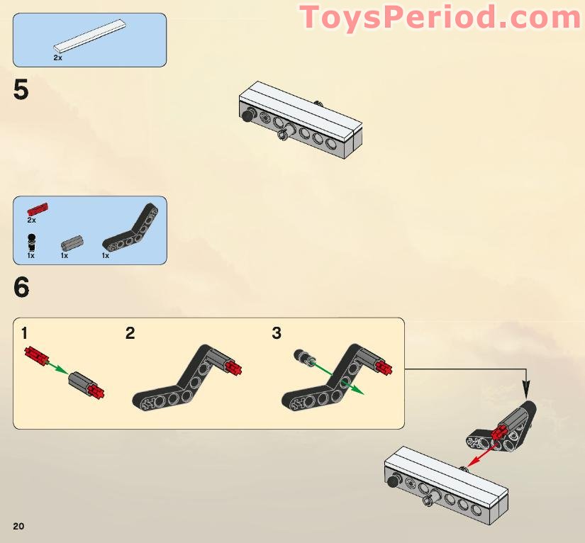 LEGO 2506 Skull Truck Instructions and Parts List