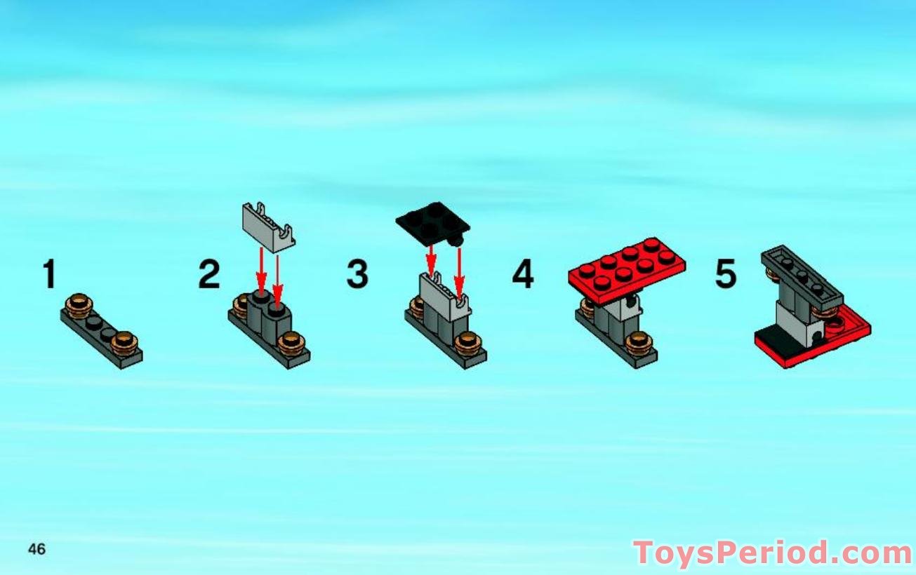 LEGO 3180 Tank Truck Instructions and Parts List