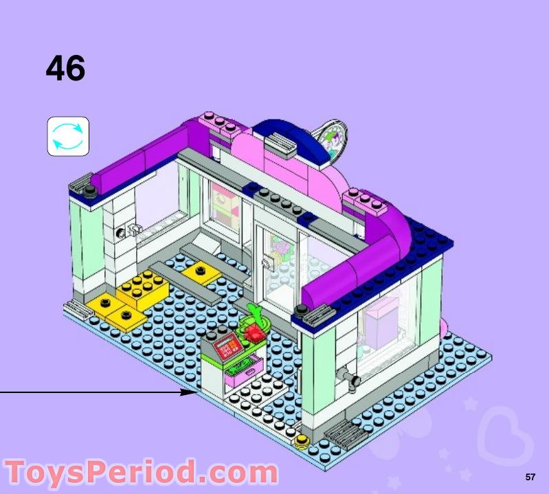 LEGO 41007 Heartlake Pet Salon Instructions and Parts List