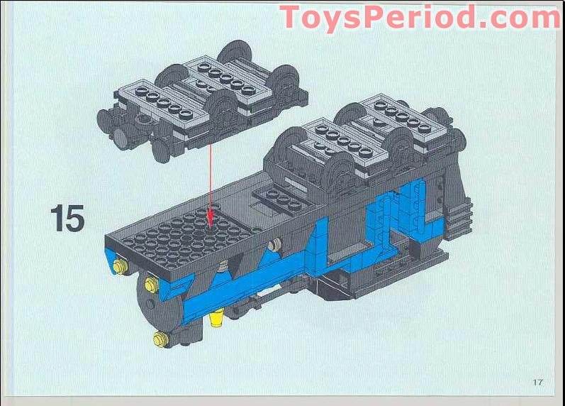 LEGO 3741 My Own Train - Large Engine, Plain Without Trim Instructions ...