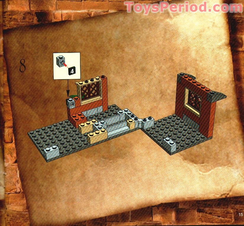 LEGO 4728 Escape from Privet Drive Instructions and Parts List