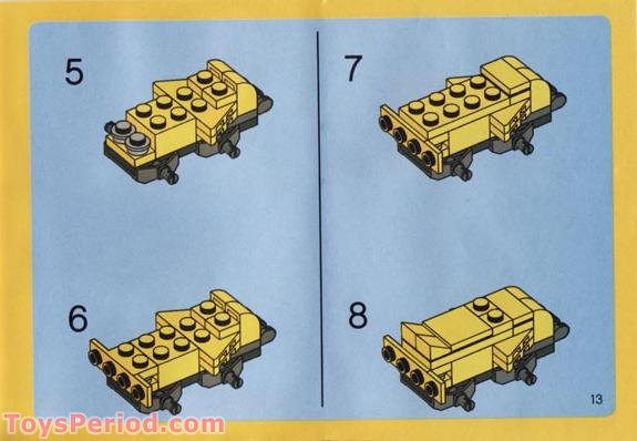LEGO 4915 Mini Construction Instructions and Parts List