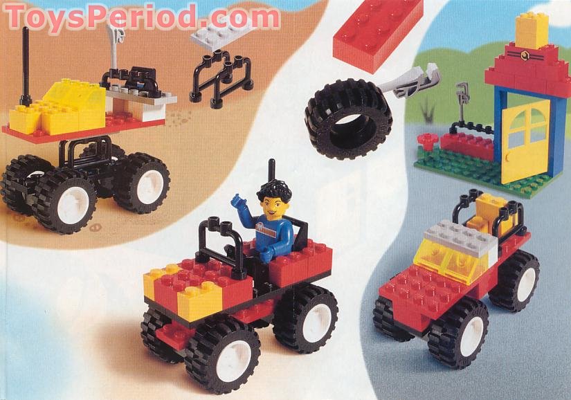 LEGO 4173 Max's Pitstop Instructions and Parts List