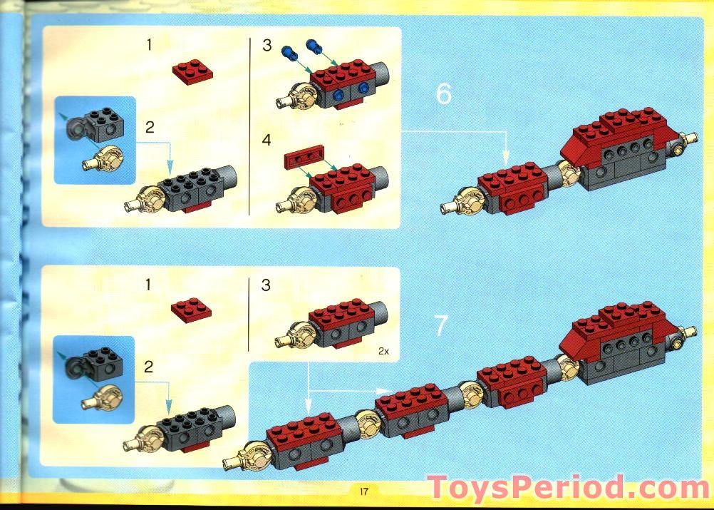 LEGO 4507 Prehistoric Creatures Instructions and Parts List
