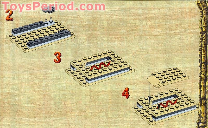 LEGO 5919 Treasure Tomb Instructions and Parts List